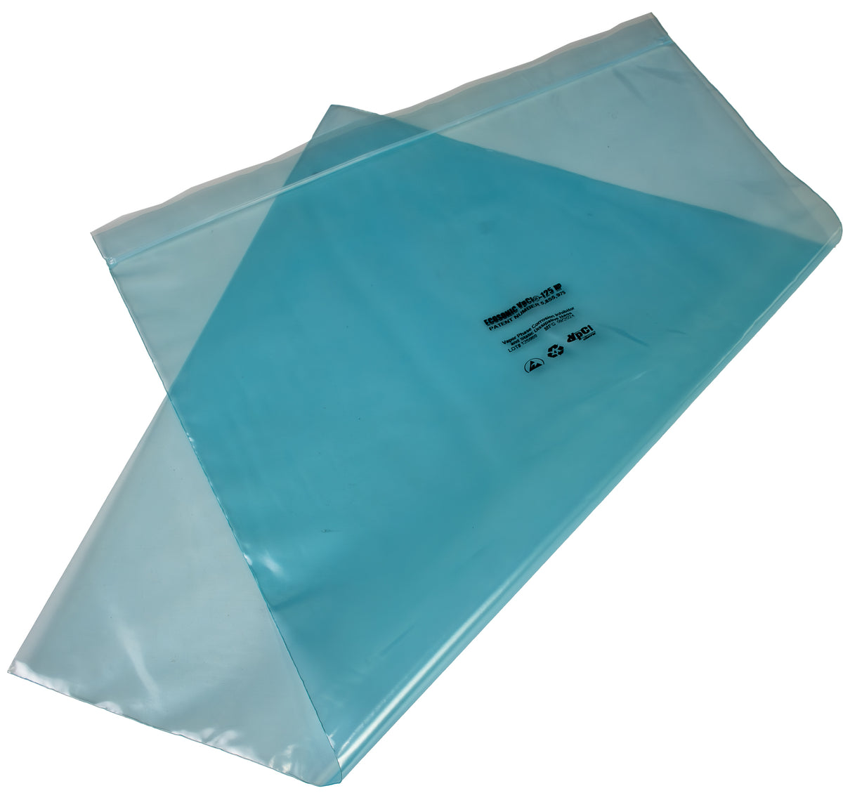 Cortec EcoSonic® VpCI®-125 HP Permanent ESD Light Blue Zip-Lock 18"x24 — The Rust Store