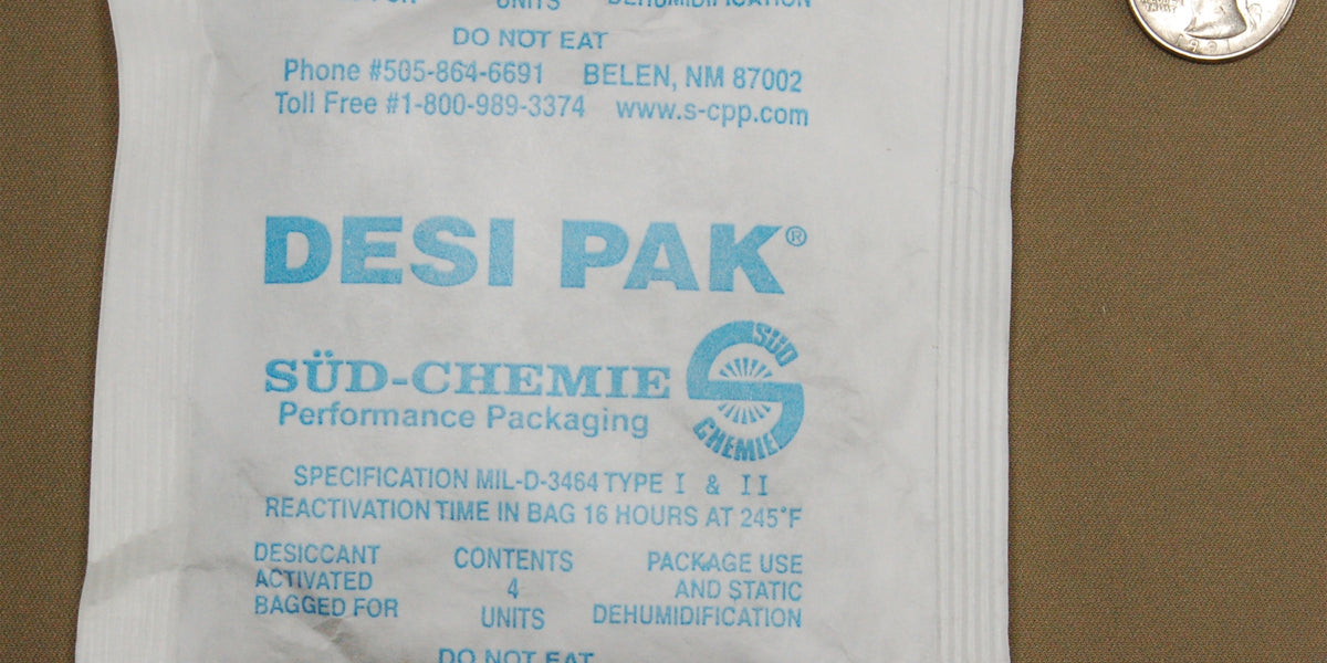Desi-Pak 4 Unit Tyvek Pouches, 500/drum — The Rust Store