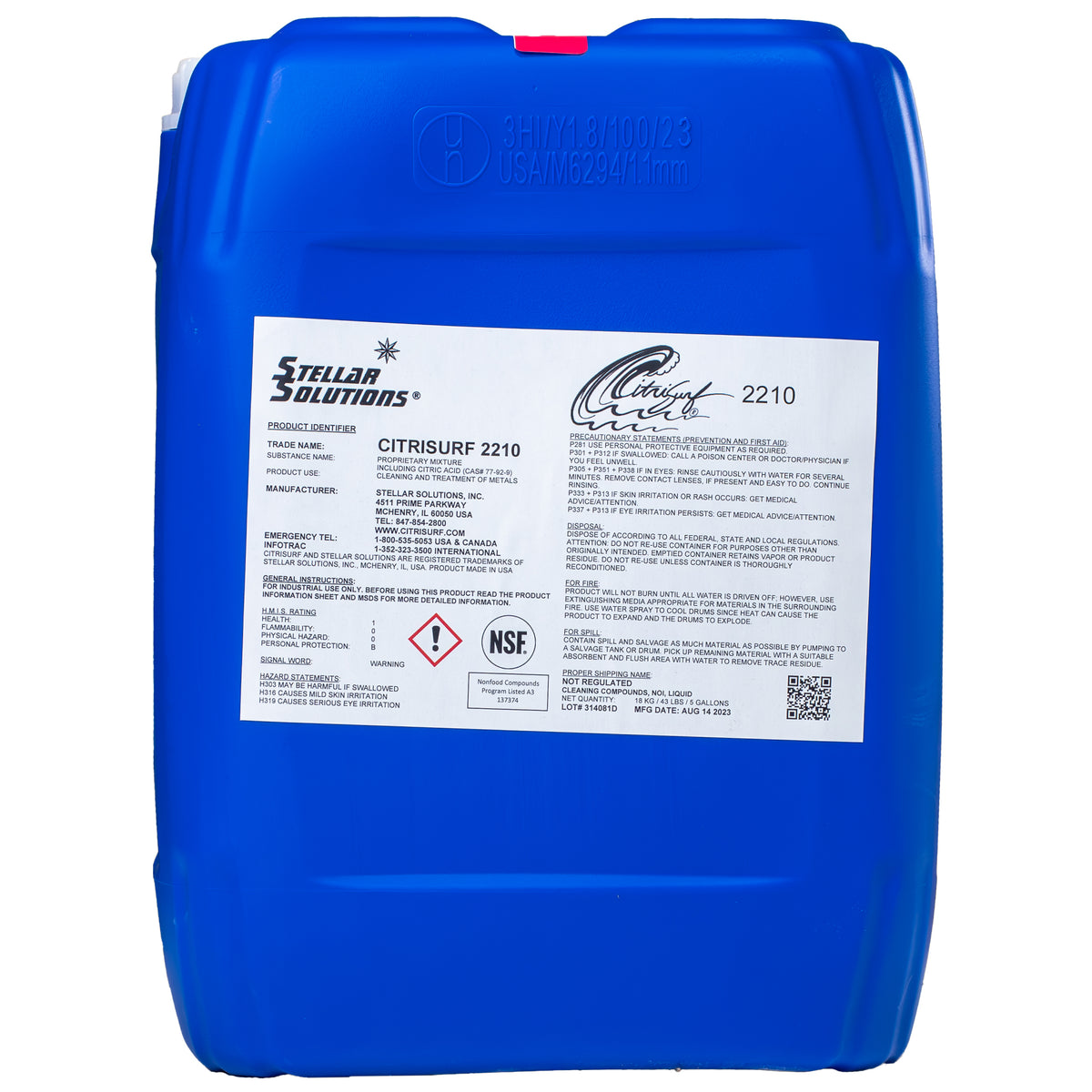 CitriSurf 2210 - 5 Gallon Carboy — The Rust Store